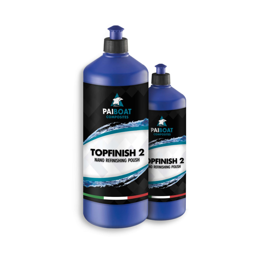 TOPFINISH 2 anti-holograms refinishing polish for Gelcoat