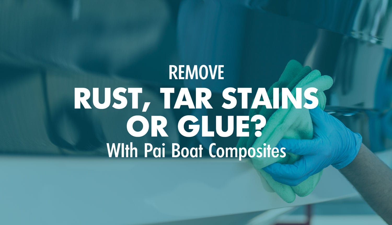 Remove rust, tar stains or glue from the surface? - PAI Cristal